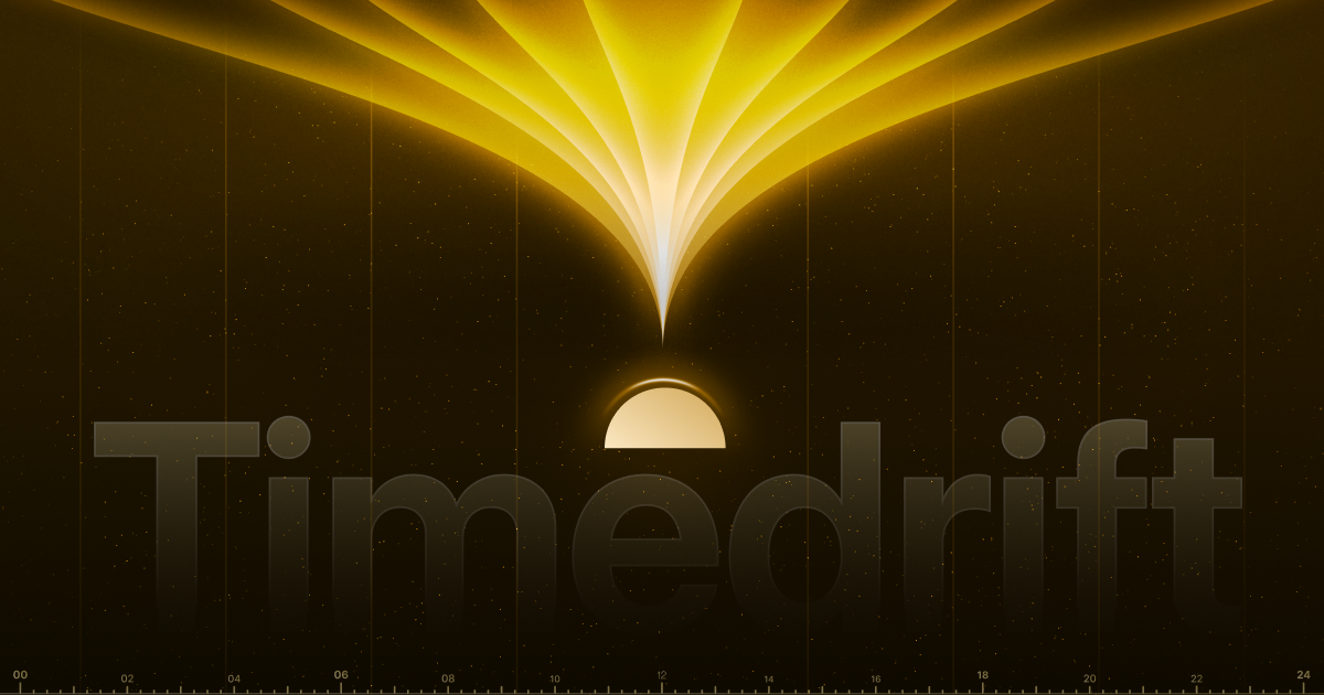 Timedrift - Visual Time Management & Focus Tool